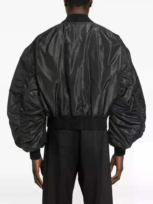 Rick Owens Secchia Flight Bomber Jacket - Black