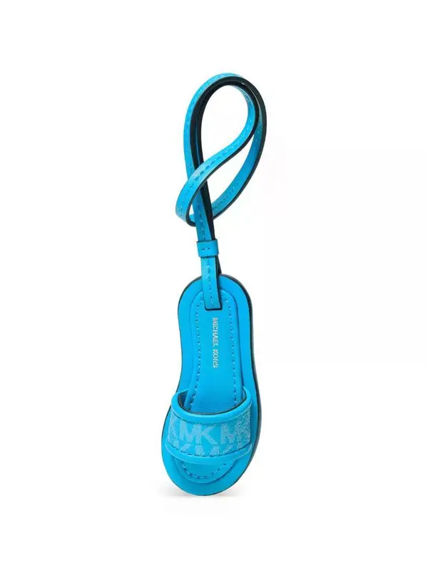 Michael Kors Logo-print Sandal Charm - Blue