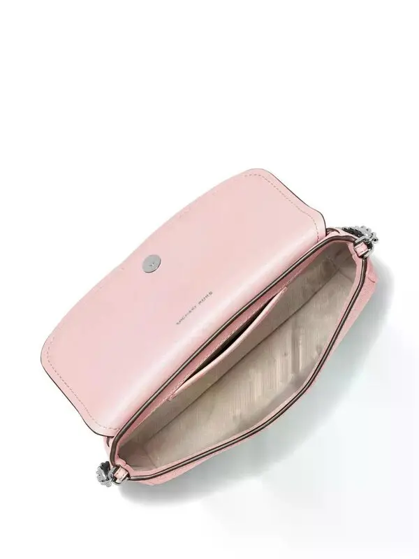 Michael Kors Pebbled-leather Chain-link Shoulder Bag