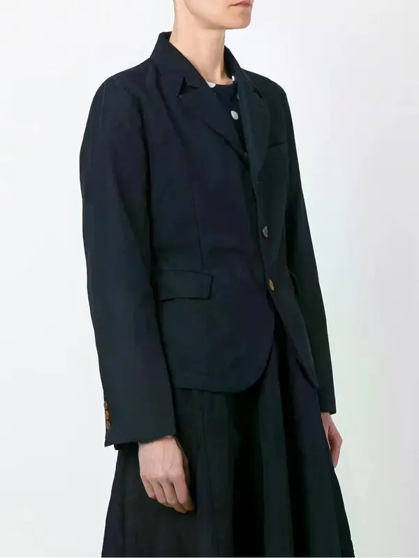 Comme Des Garçons Three-button Blazer - Blue
