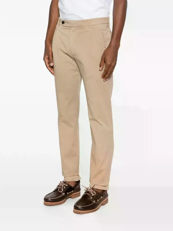 BERWICH Pleated Turned-up-cuff Trousers