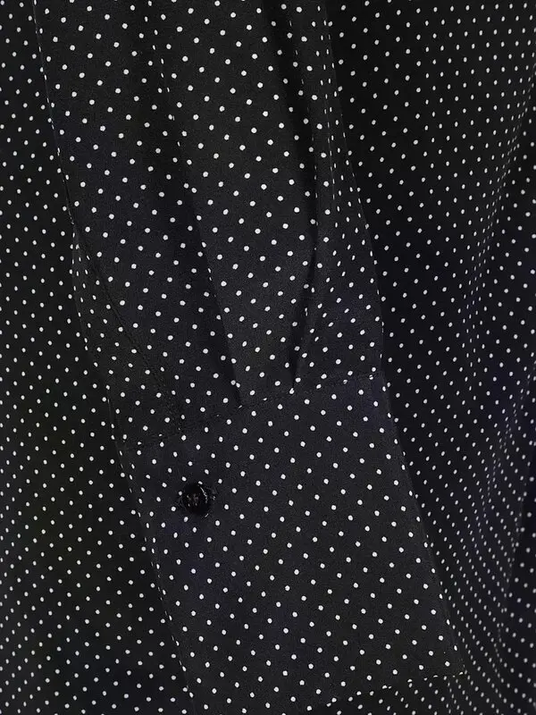 SA SU PHI Polka-dot Maxi Wrap Dress