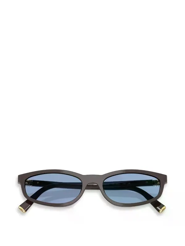 Miu Miu Oval-frame Sunglasses - Black