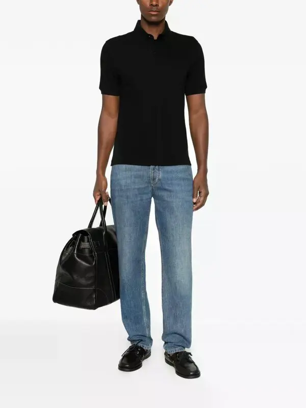 Brunello Cucinelli Short-sleeve Polo Shirt