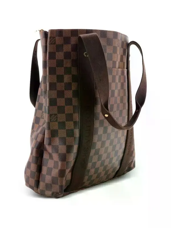 LOUIS VUITTON Cabas Beaubourg Damier Tote Bag - Brown