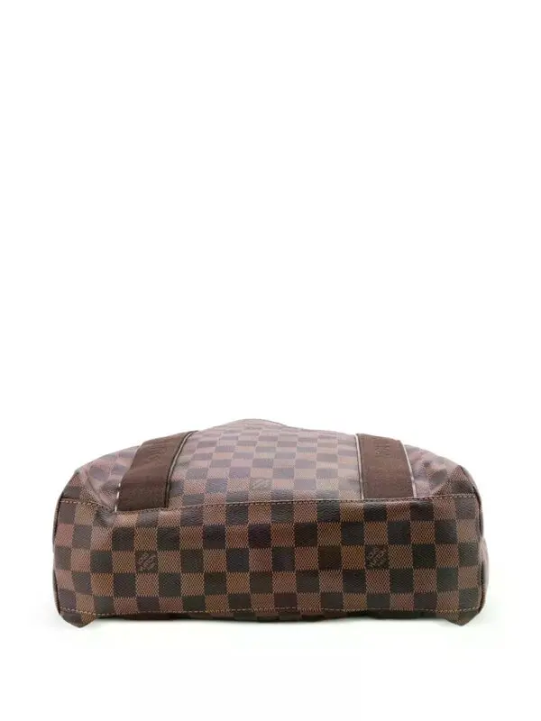 LOUIS VUITTON Cabas Beaubourg Damier Tote Bag - Brown