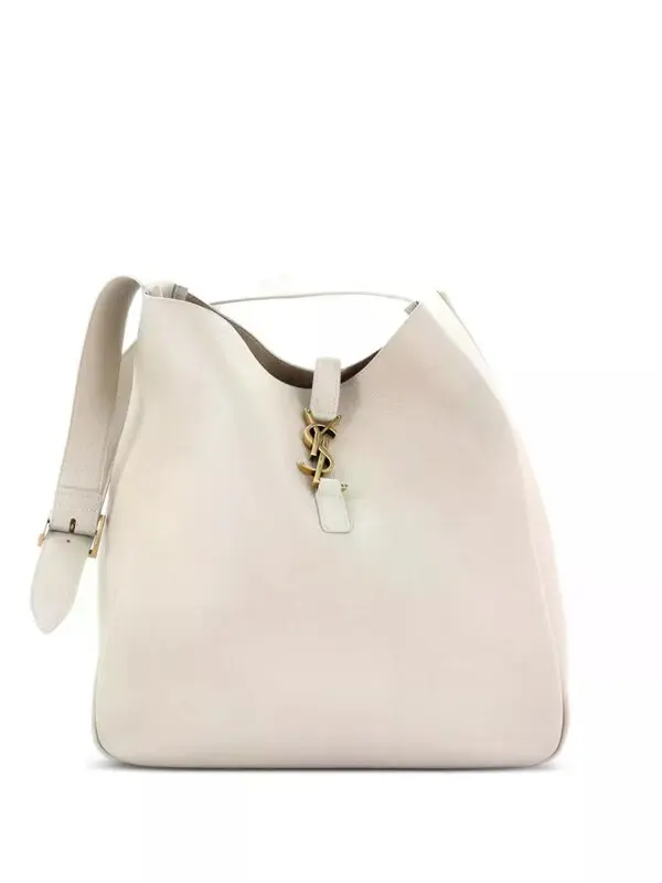 Saint Laurent Le 5 A 7 Supple Leather Large Hobo Bag