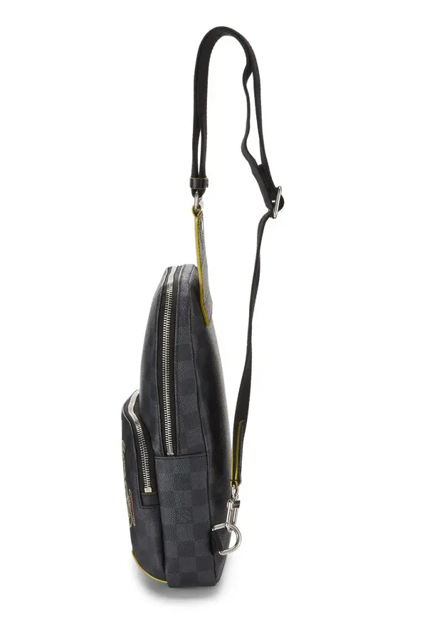 LOUIS VUITTON Damier Graphite Interlinked Avenue Sling