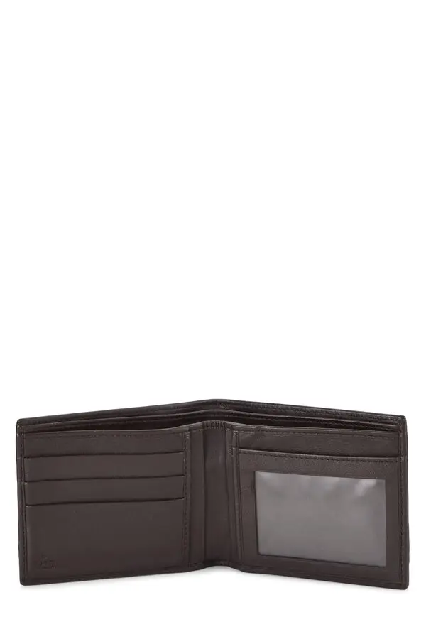 Gucci Gg Supreme Canvas Bifold Wallet - Brown