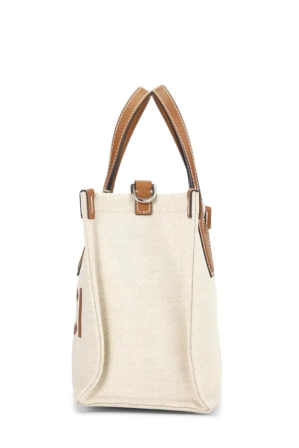 Gucci Canvas Logo Print Tote