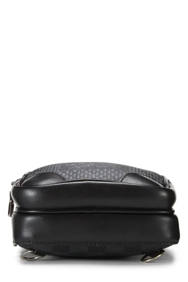 LOUIS VUITTON Damier Graphite 3d Amazone Sling - Black
