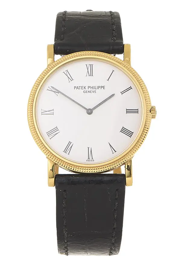 Patek Philippe Gold Calatrava 3520dj 32mm - White