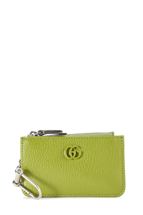 Gucci Leather Card Case - Green