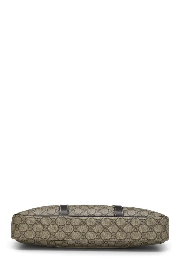 Gucci Gg Supreme Briefcase - Brown