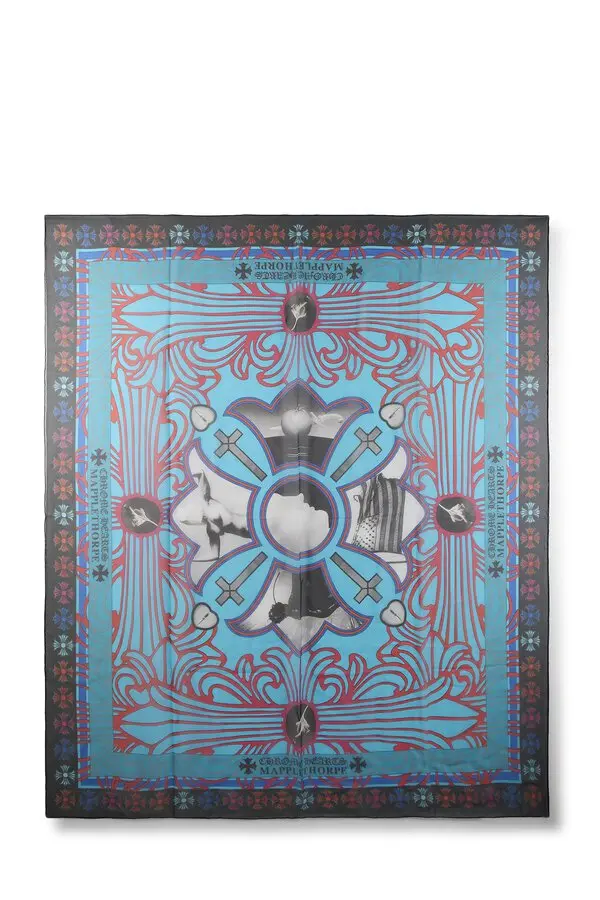 Chrome Hearts Robert Mapplethorpe X Multicolor Silk Scarf - Multi