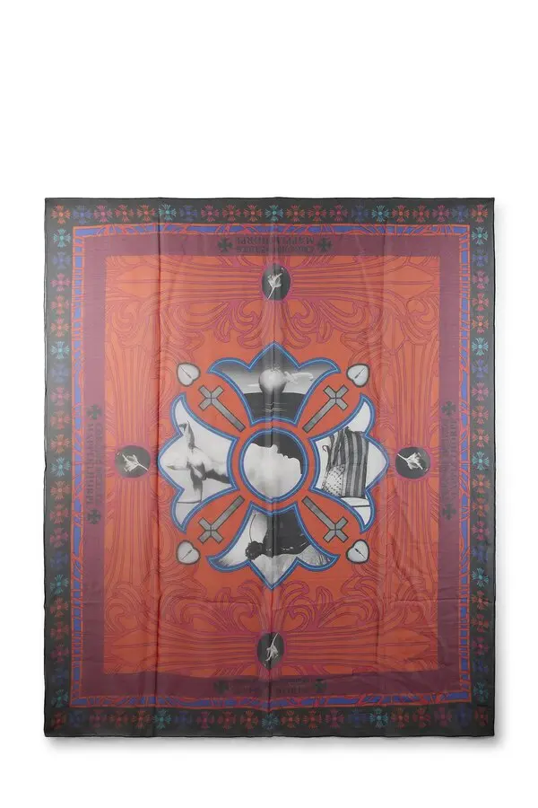 Chrome Hearts Robert Mapplethorpe X Multicolor Silk Scarf - Multi