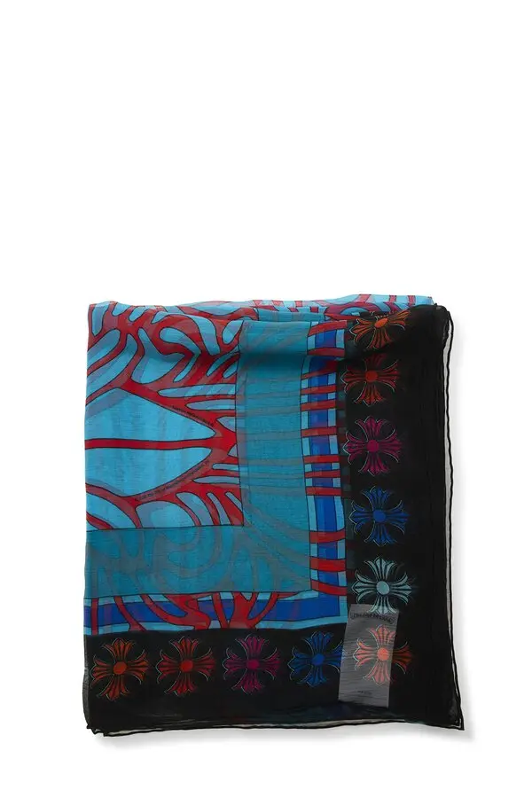 Chrome Hearts Robert Mapplethorpe X Multicolor Silk Scarf - Multi