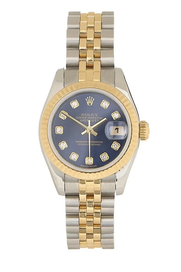Rolex Datejust 28mm With Diamond Dial - Blue