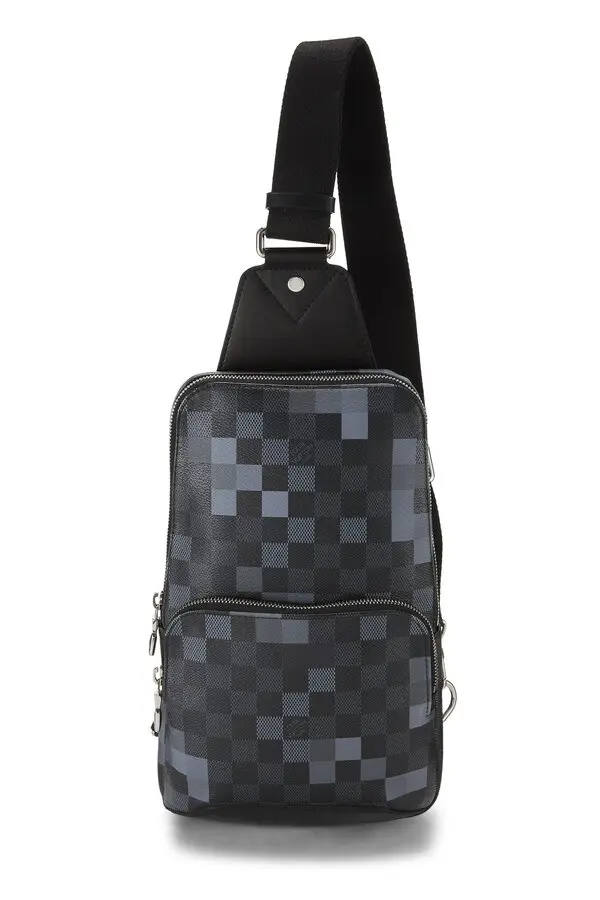 LOUIS VUITTON Damier Graphite Pixel Avenue Sling