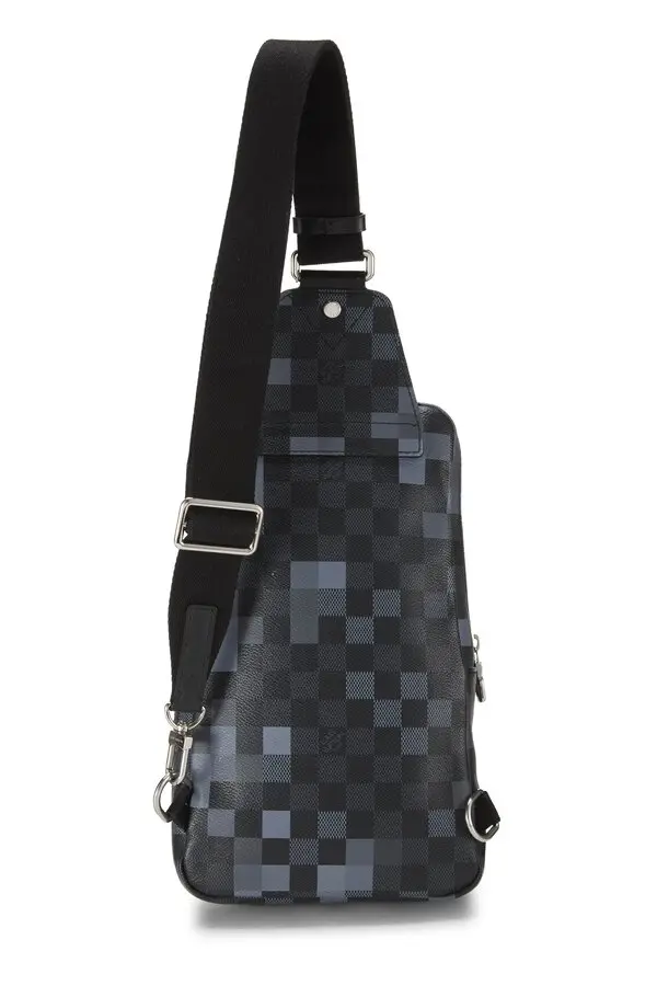 LOUIS VUITTON Damier Graphite Pixel Avenue Sling