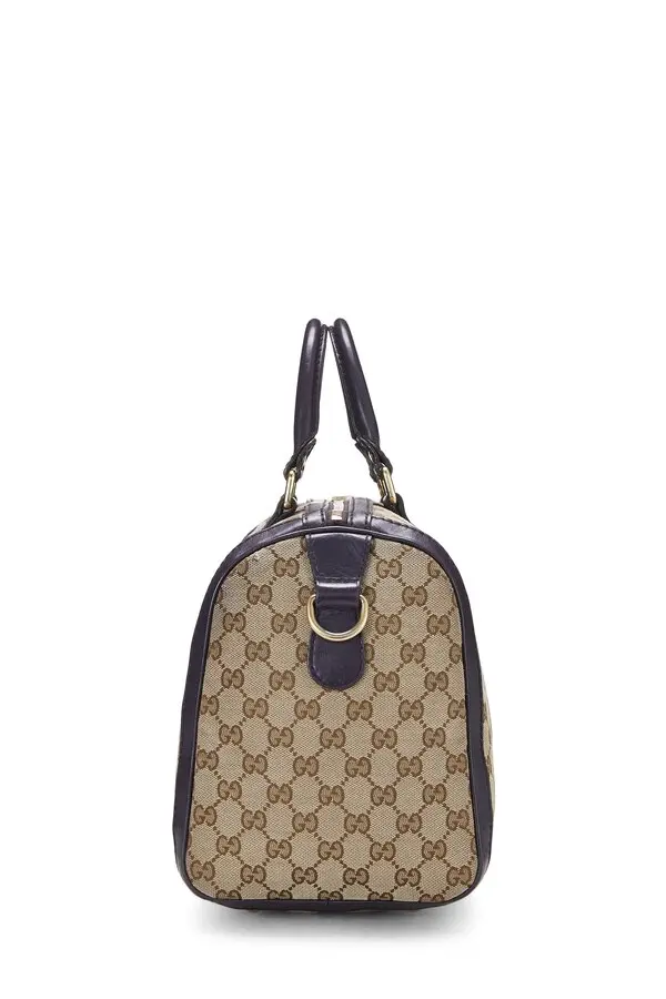 Gucci Original Gg Vintage Web Boston - Purple