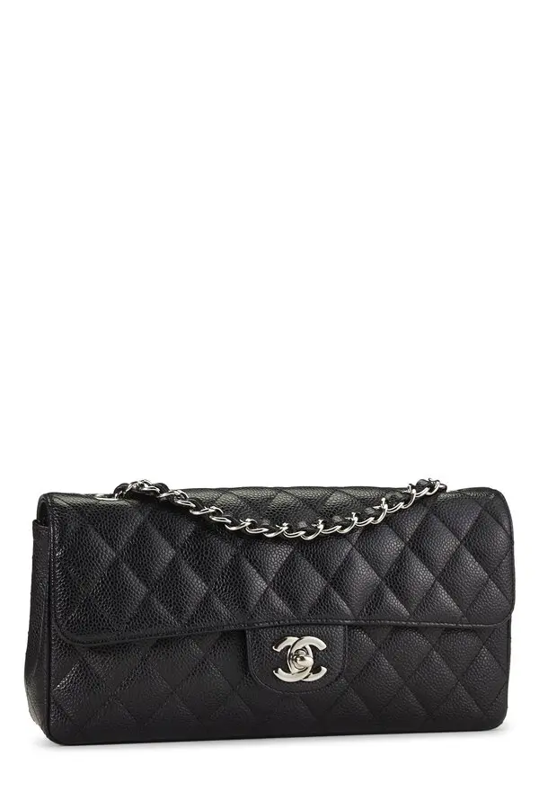 Chanel Caviar East West Flap Bag