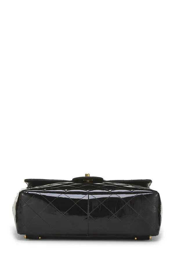 Chanel Quilted Patent Flap Backpack