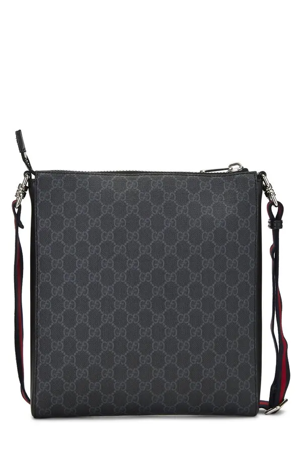 Gucci Gg Supreme Flat Messenger Bag
