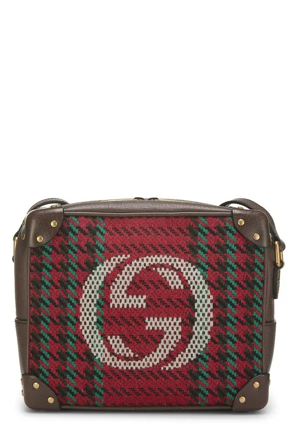 Gucci Wool Interlocking Gg Square Shoulder Bag