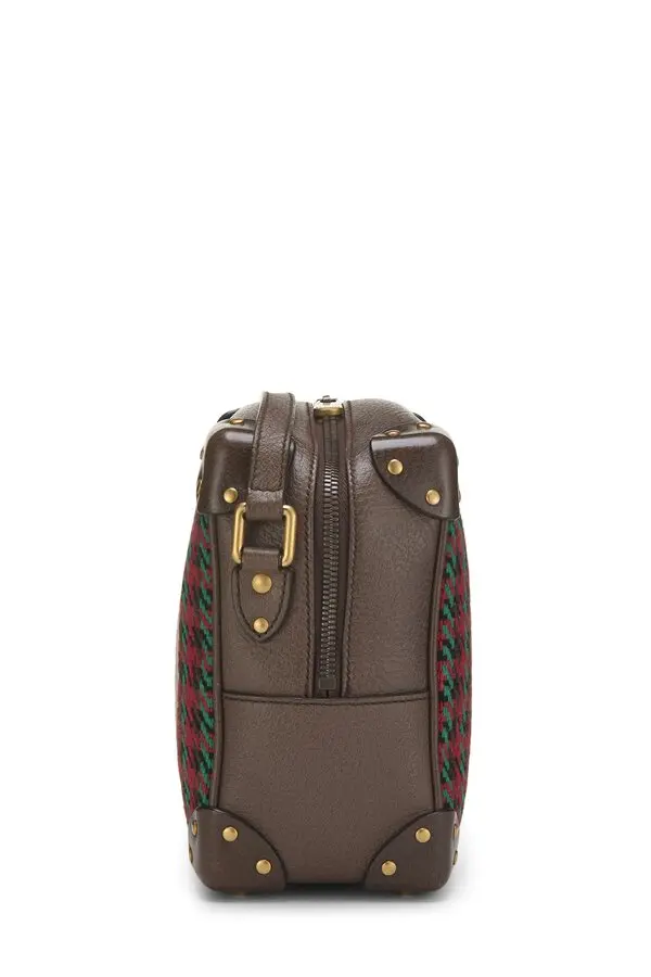 Gucci Wool Interlocking Gg Square Shoulder Bag