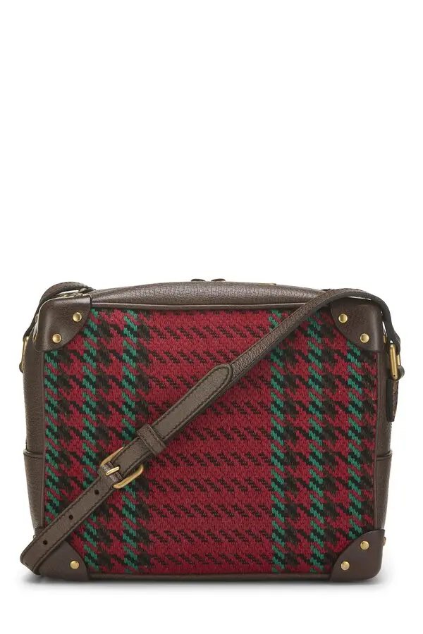 Gucci Wool Interlocking Gg Square Shoulder Bag