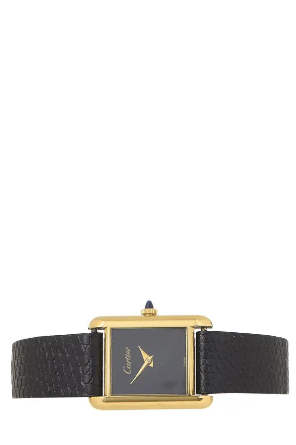 Cartier 20mm Gold Tank Must Watch