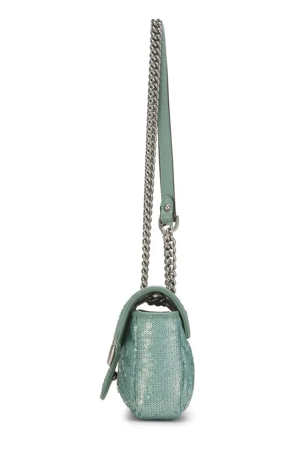 Gucci Sequin Marmont Matelassé Shoulder Bag