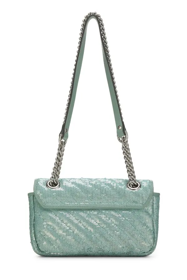 Gucci Sequin Marmont Matelassé Shoulder Bag