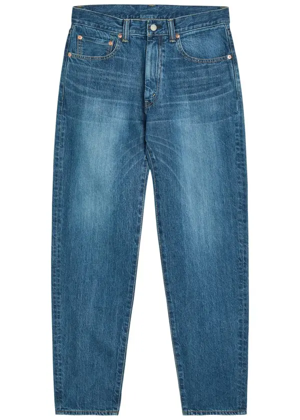 BLUE BLUE Relaxed Tapered-leg Jeans