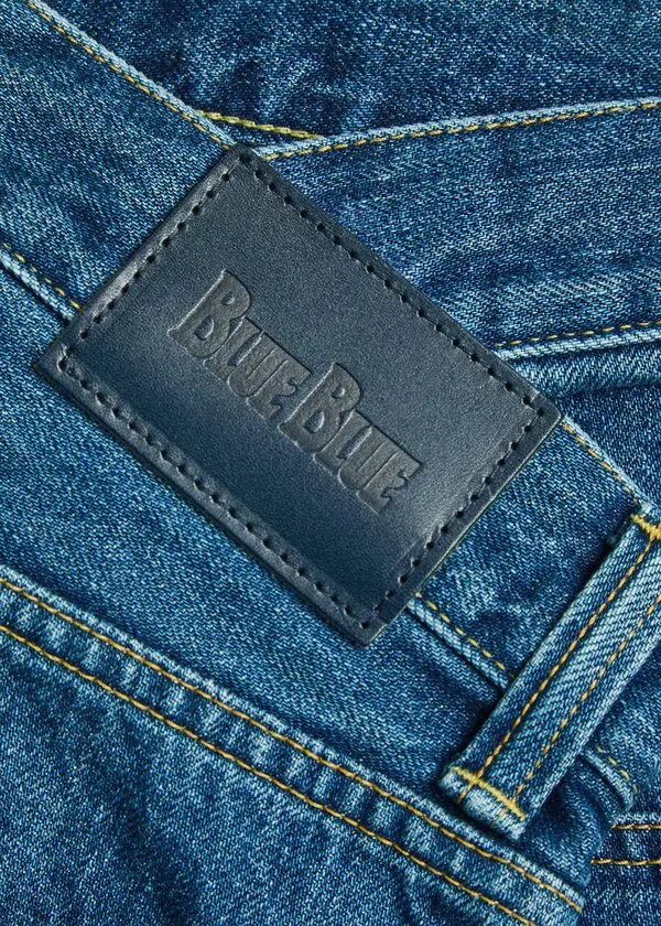 BLUE BLUE Relaxed Tapered-leg Jeans