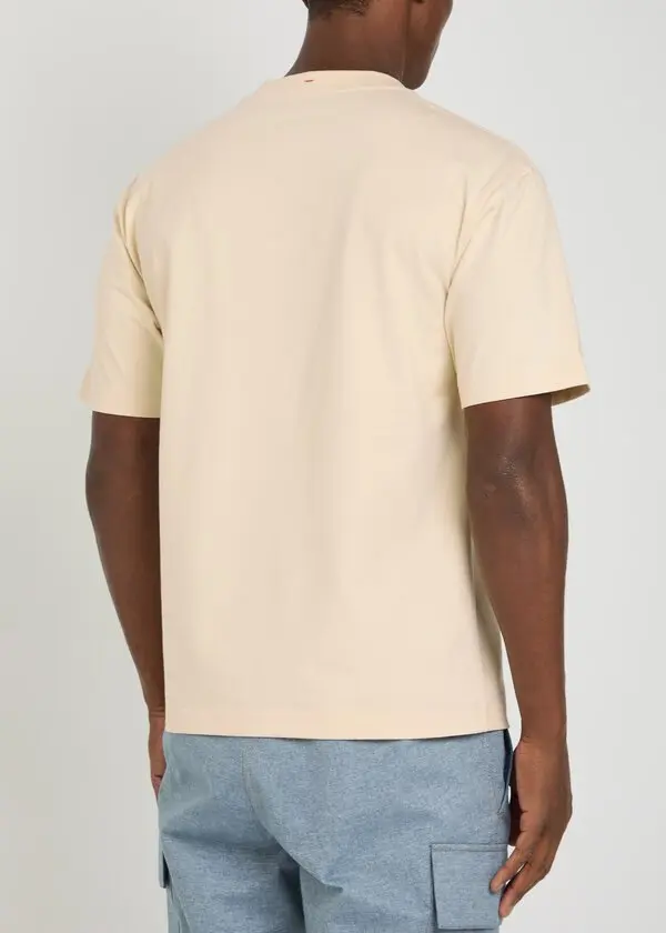 Moncler Denim-pocket Logo Cotton T-shirt