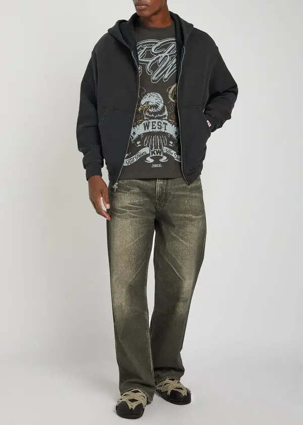 KIDWEST Eagle Atelier Printed Cotton T-shirt