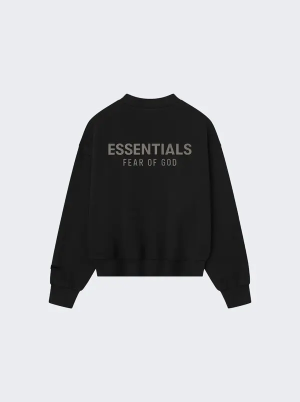 Fear Of God Classic Fit Fleece Crewneck - Black