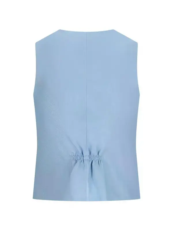 Tagliatore Buttoned Waistcoat - Blue