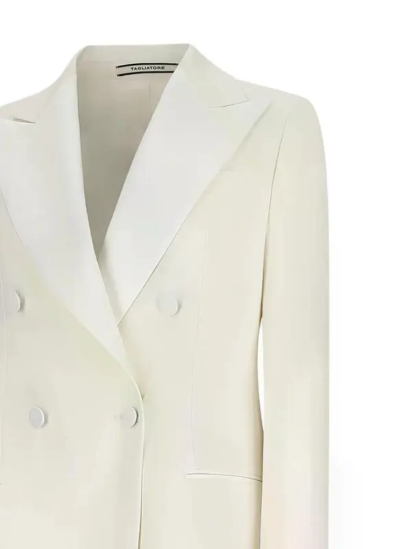 Tagliatore Double-breasted Peak-lapel Blazer