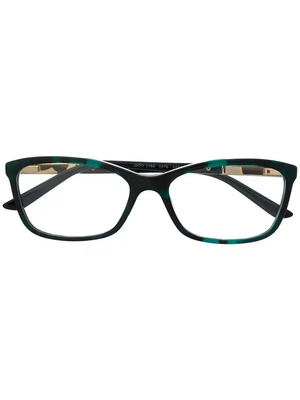 Versace Square Frame Glasses - Black