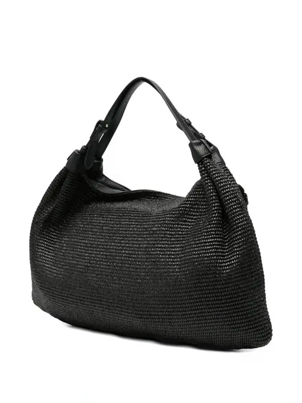 LA CARRIE La Plage Flower-charm Tote Bag - Black