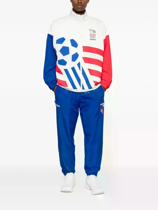 Adidas Logo-embroidered Track Pants