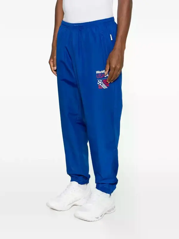 Adidas Logo-embroidered Track Pants