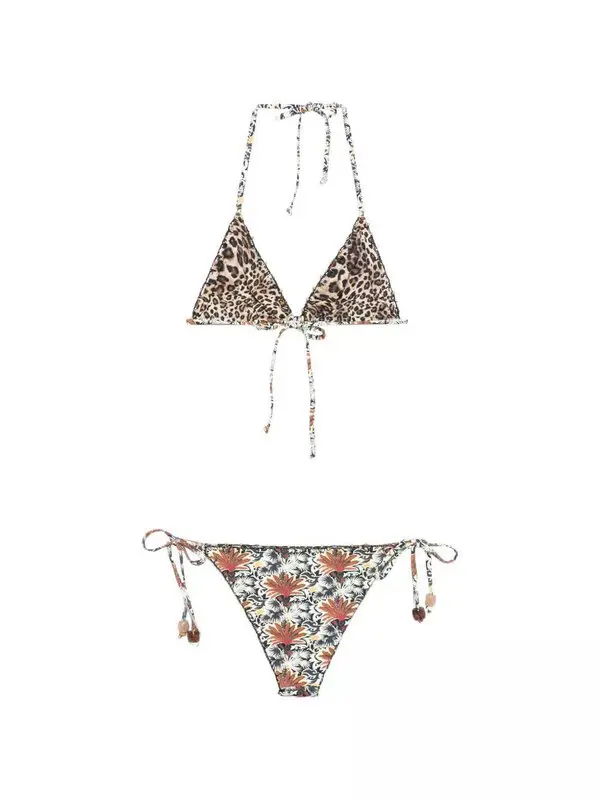 Anjuna Melissa Reversible Printed Bikini - Neutrals