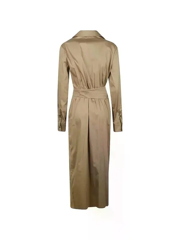 Max Mara Belted Midi Dress
