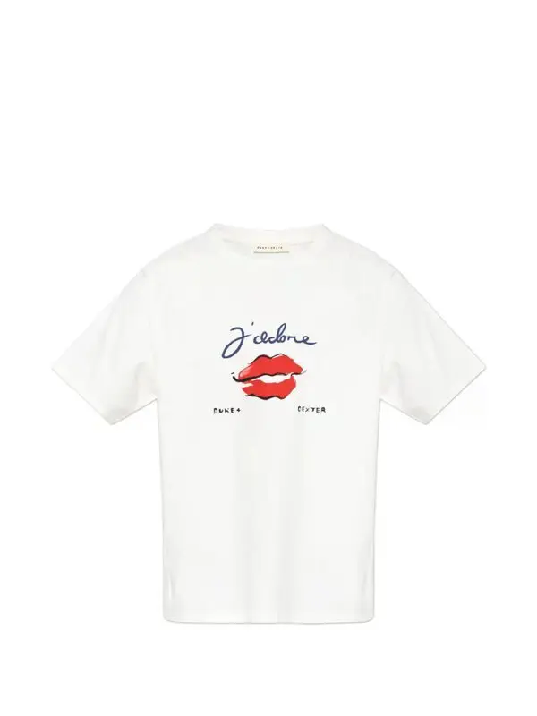 DUKE + DEXTER Graphic-print T-shirt - White