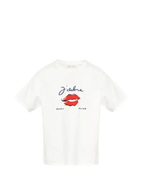 DUKE + DEXTER Graphic-print T-shirt - White