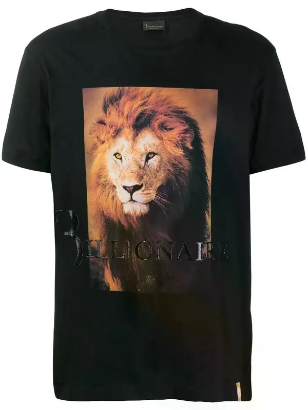 BILLIONAIRE Lion Print T-shirt